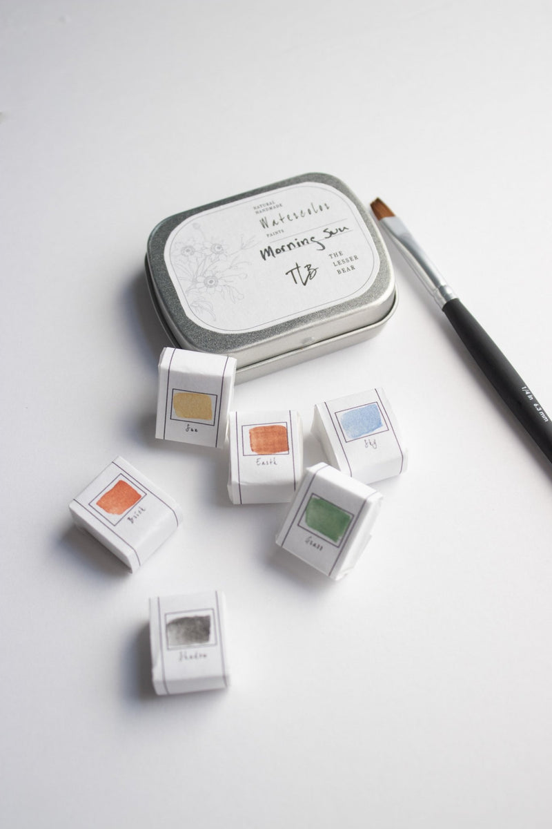 Morning Sun Collection - Watercolor Paint Set – The Lesser Bear