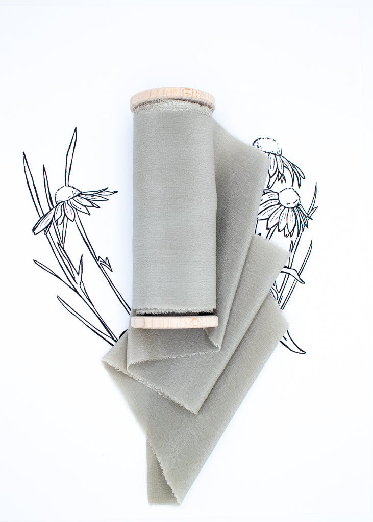 Niagara Crepe de Chine Ribbon Silk Ribbon - The Lesser Bear